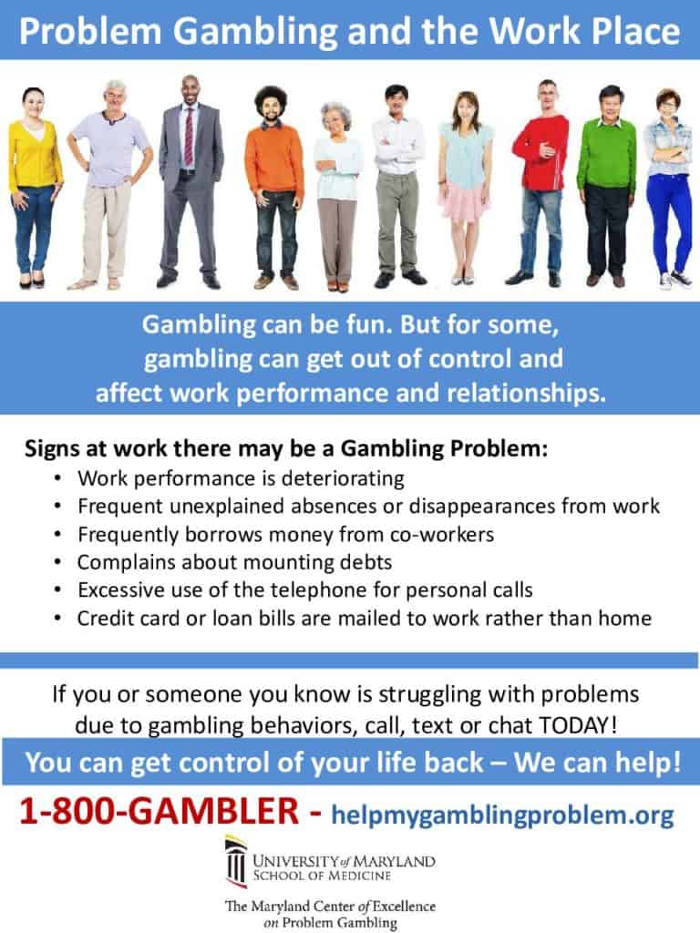 Print Outreach Media - The Maryland Center of Excellence on Problem ...