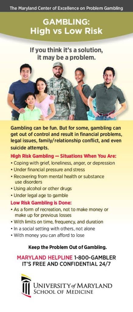 Print Outreach Media - The Maryland Center of Excellence on Problem ...